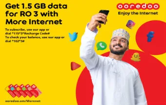 Ooredoo Introduces New RO 3 Recharge Options - Ooredoo Oman