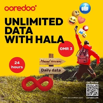Ooredoo Launches Special Unlimited Data Deal for Hala Prepaid Customers - Ooredoo Oman