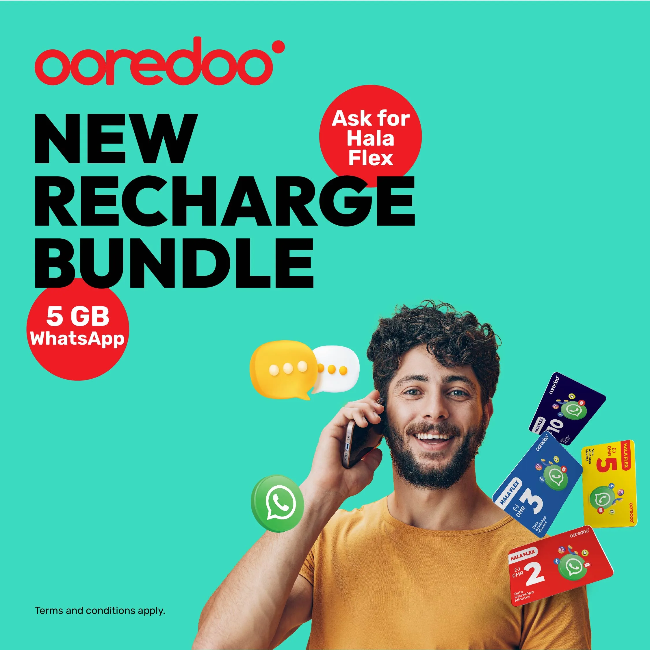 Ooredoo Introduces Hala Flex, A Recharge Packed with WhatsApp Data and ...