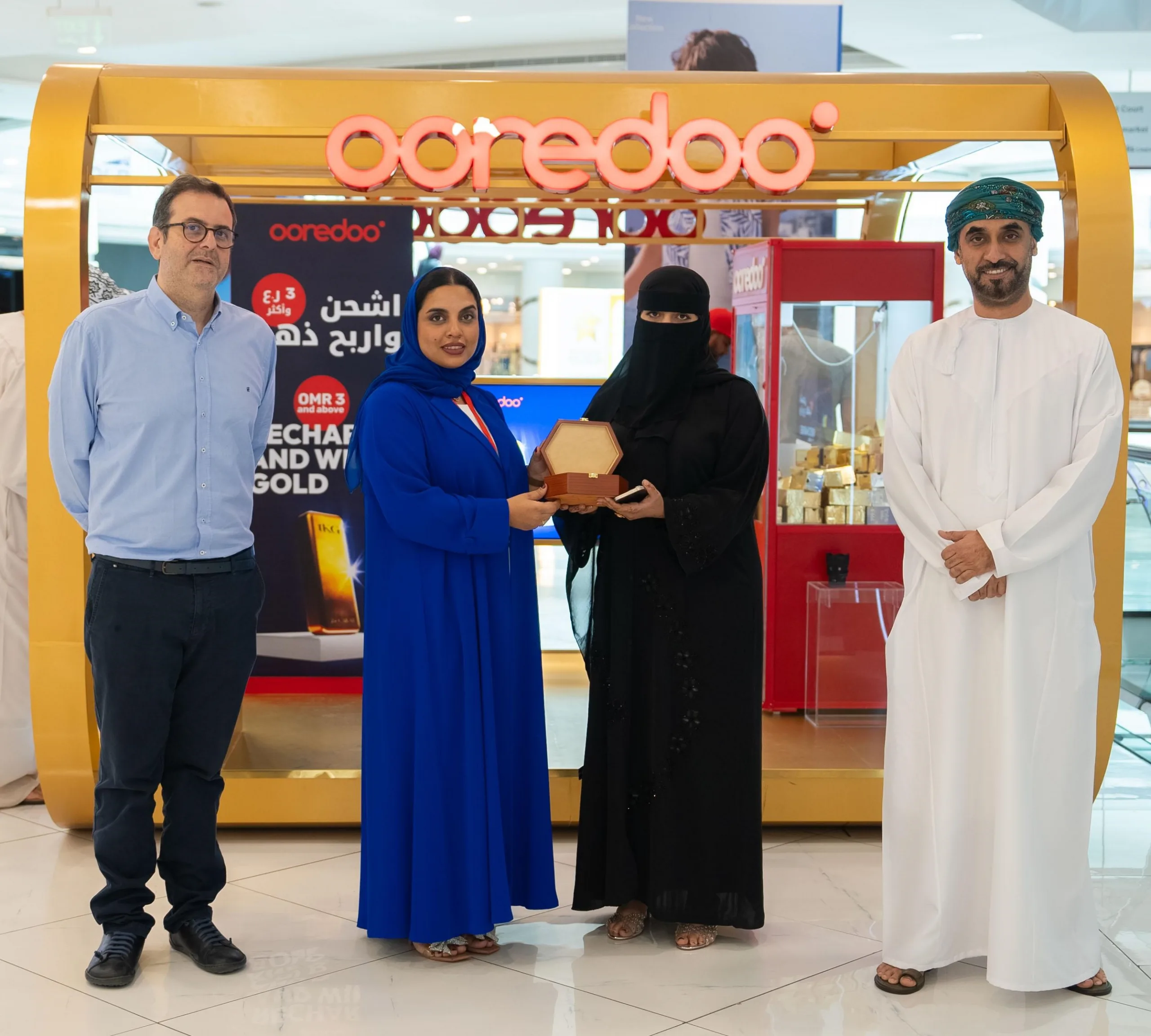 Go for Gold! Ooredoo Announces First Winner – and you could ‘Win Gold’ next! - Ooredoo Oman