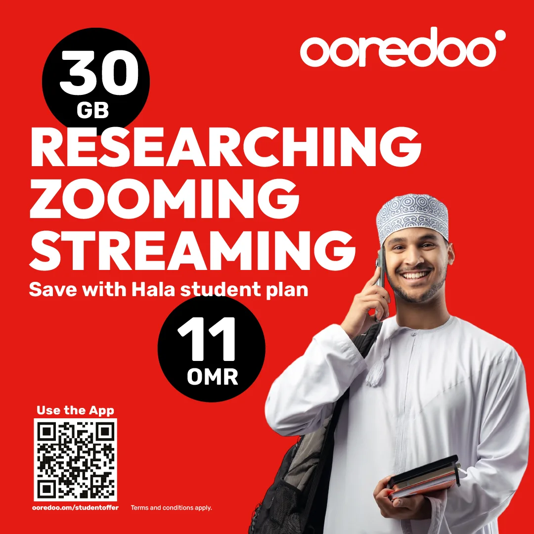 Ooredoo Launches First Student Plan with Weekend Data - Ooredoo Oman