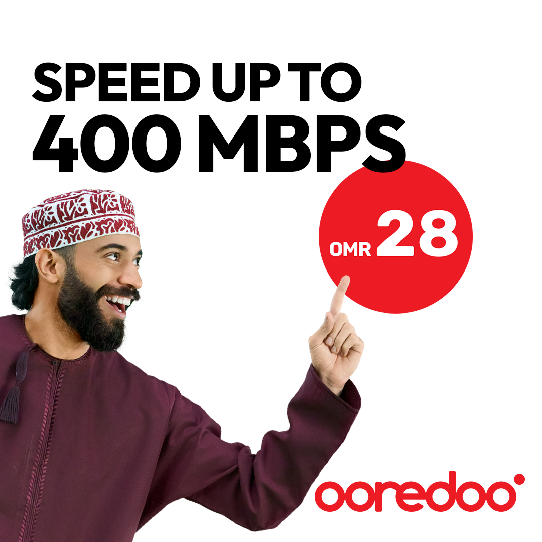 Max Out at 800 Mbps with Ooredoo’s Upgraded Fibre Plans - Ooredoo Oman