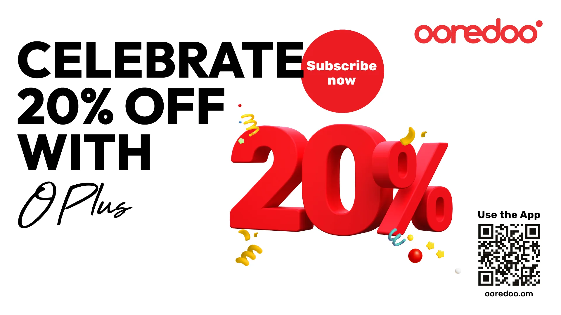 Enjoy 20% Off O Plus Plans for 10 Days Only More Data, More Perks, More ...