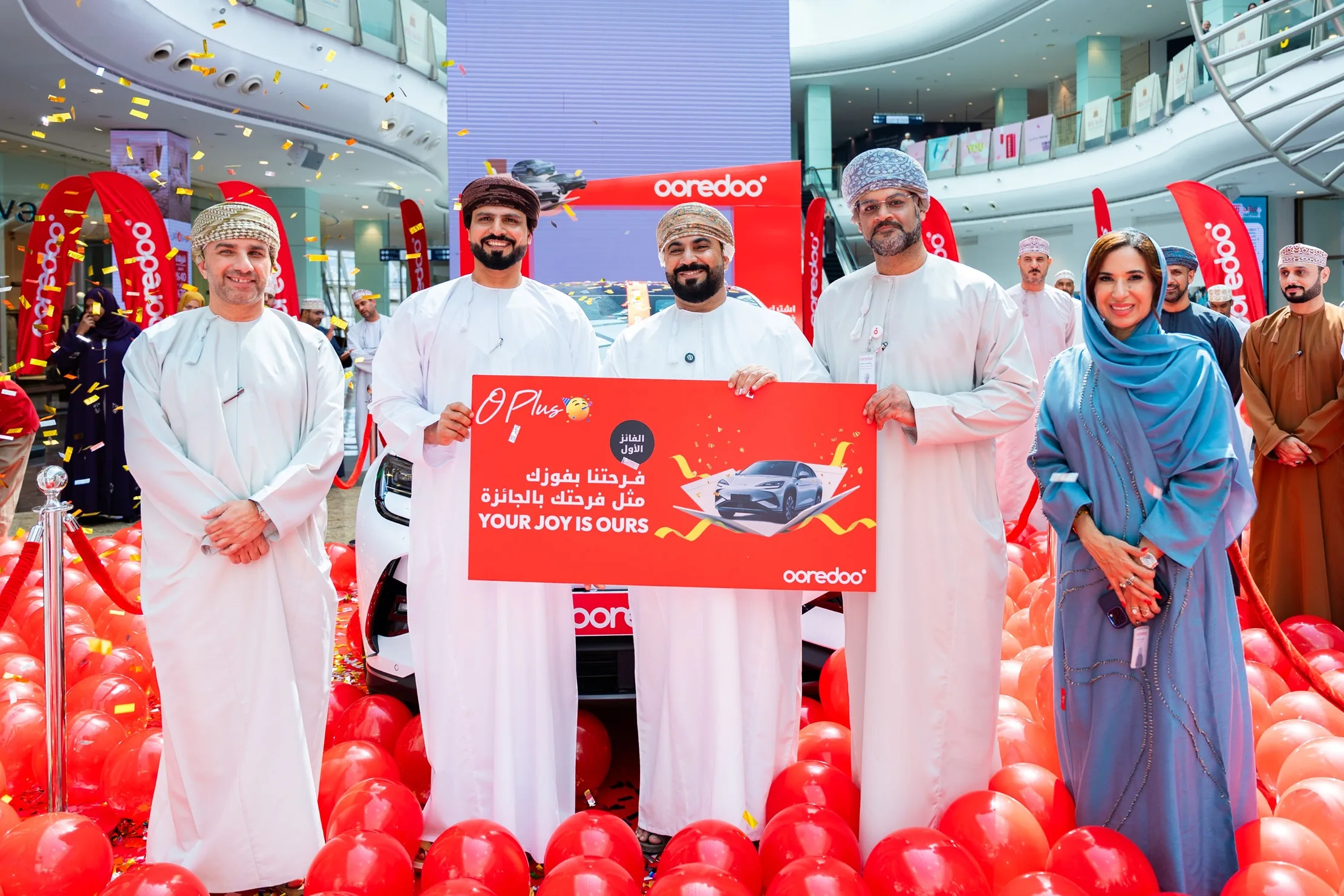 Ooredoo Surprises First Mega Promo Winner with BYD Car at MGM - Ooredoo ...